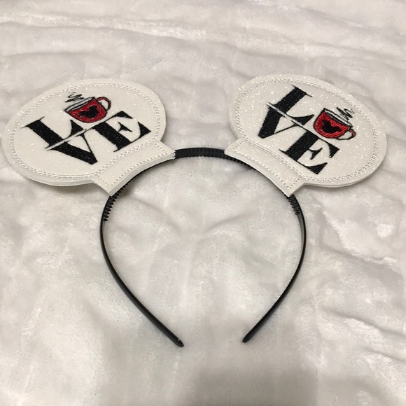 Accessories | Disneys Mickey Mouse Love Embroidered Coffee Cup Minnie ...